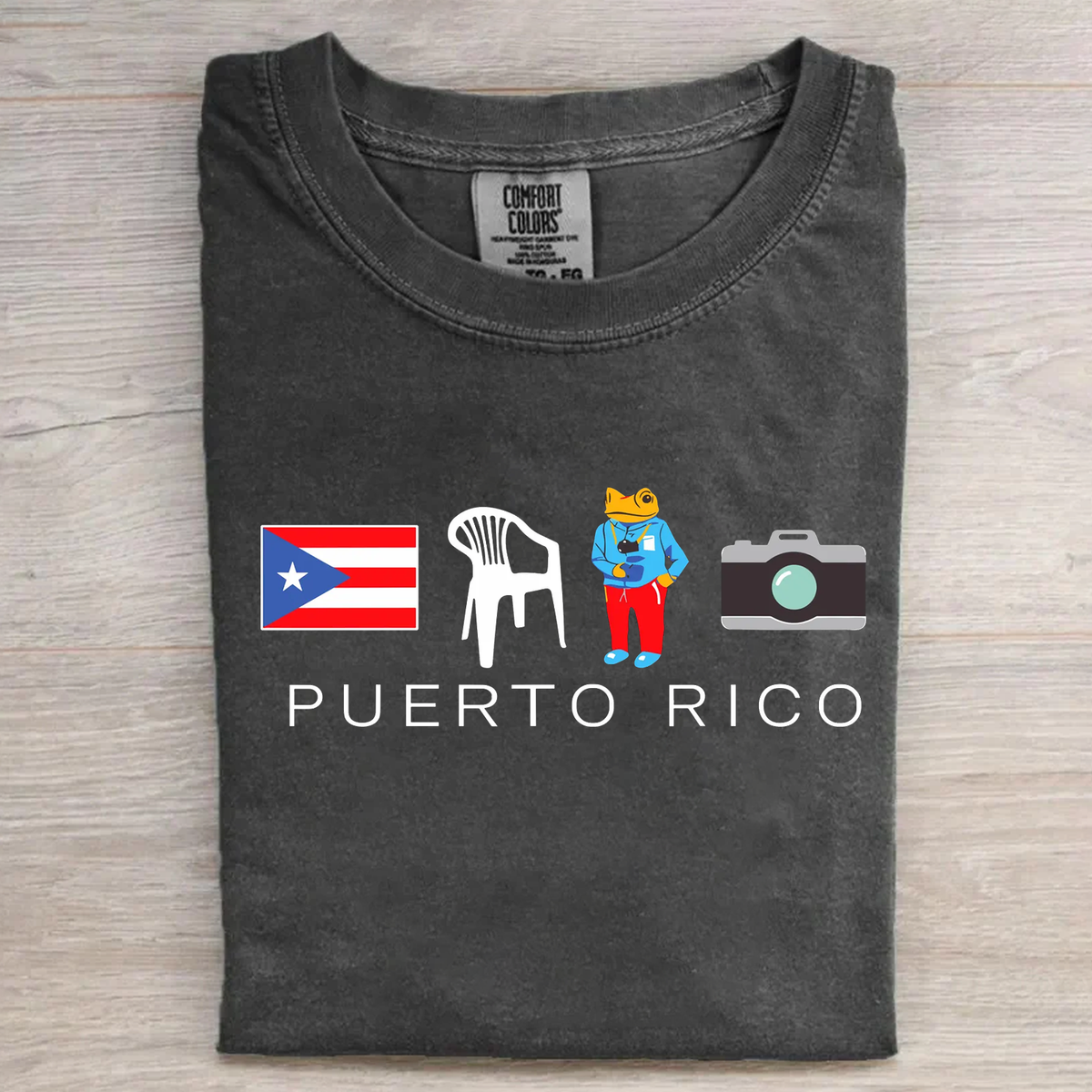 Debi Tirar Mas Fotos Bunny PuerTo Rico Retro Tee/Sweatshirt – TEETOPICS