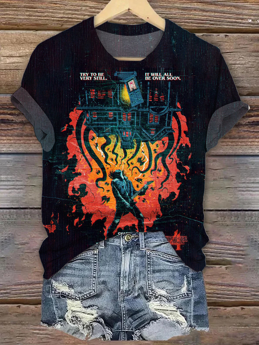 Stranger Things Crew Neck T-shirt – TEETOPICS