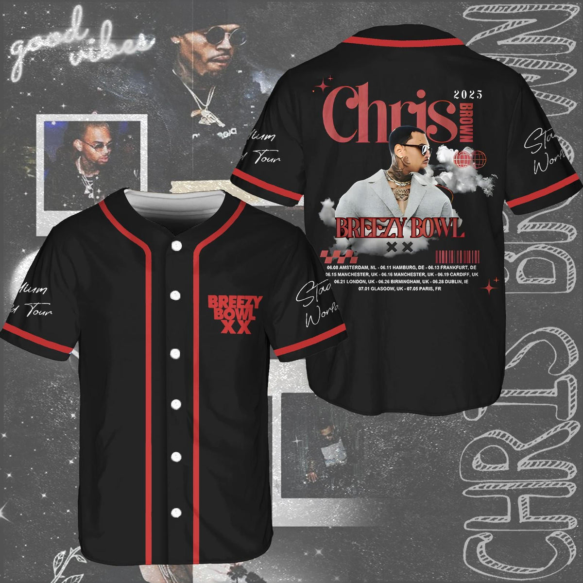 Breezy Bowl XX Tour 2025 Concert Jersey – TEETOPICS